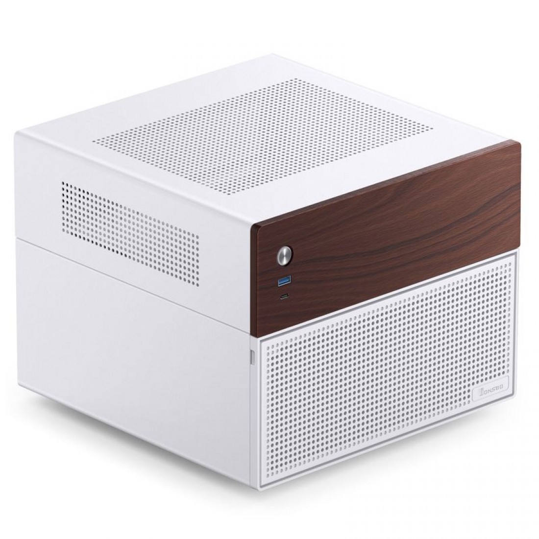 Jonsbo N4 NAS Case, Micro-ATX - Beyaz Renk Kasa